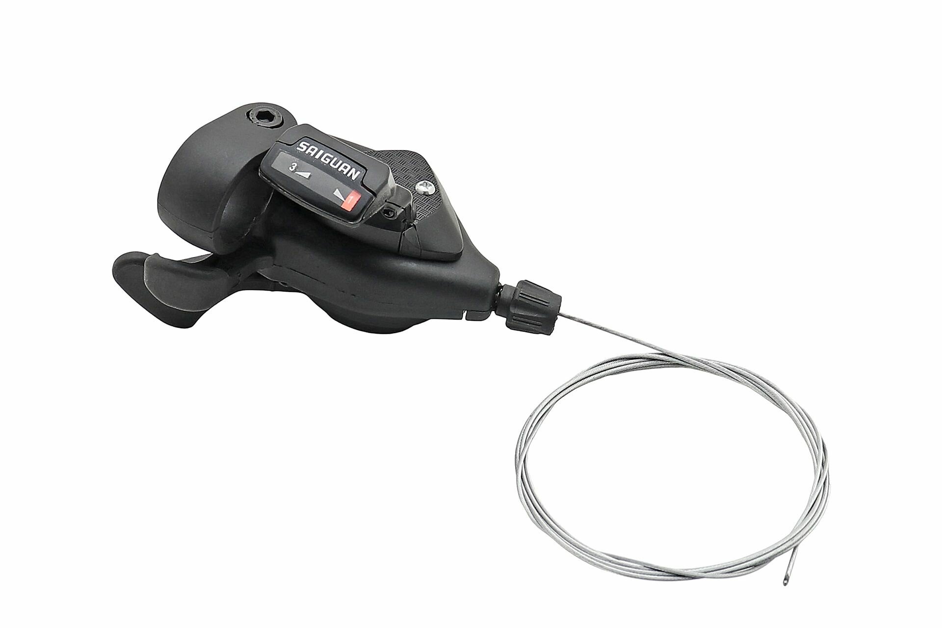 Шифтер триггерный SAIGUAN KD-71-3SI, левый, 3ск (анало Г MICROSHIFT TS-38-3L)