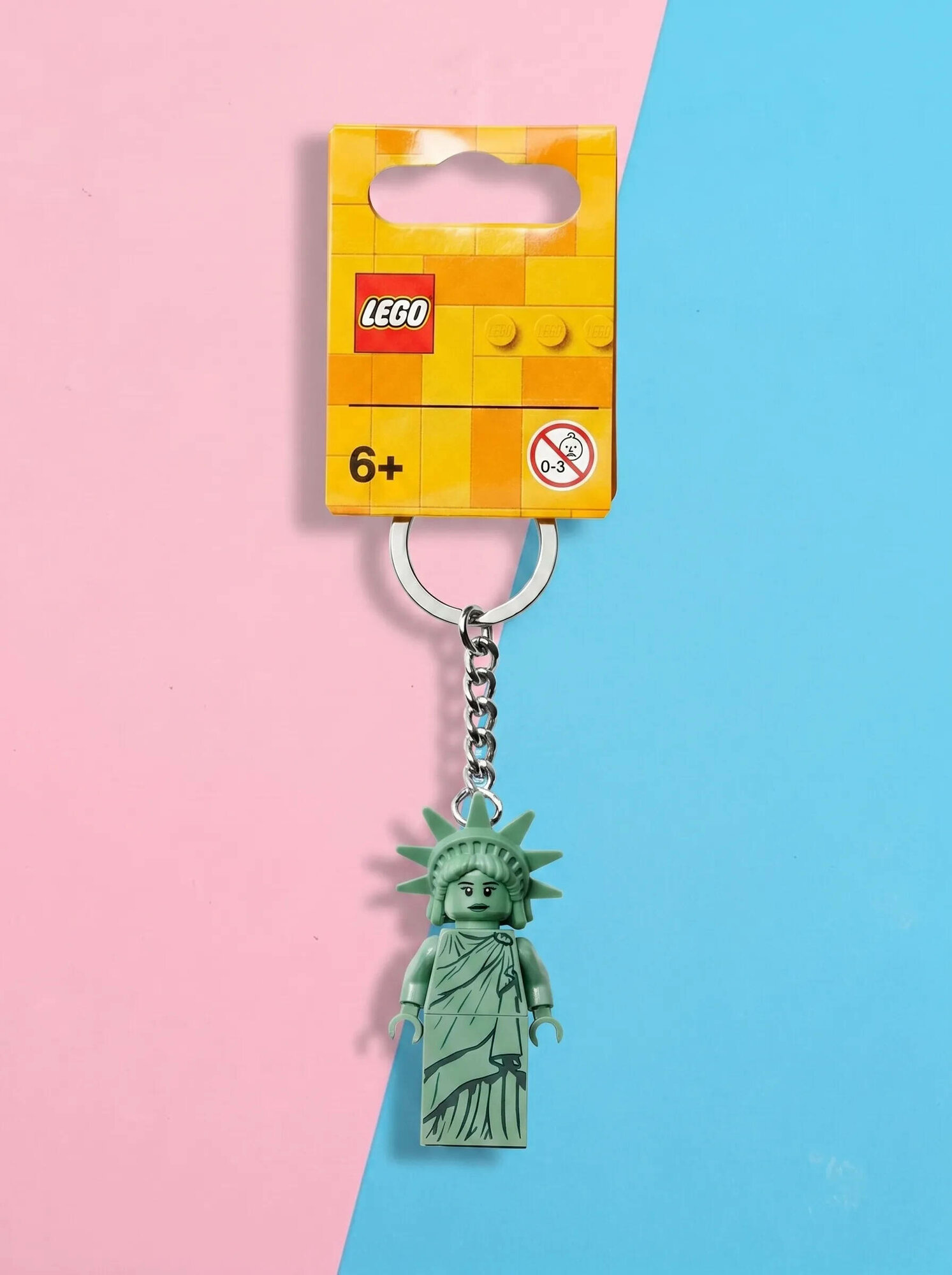 Конструктор LEGO Брелки LEGO 854082 Брелок 854082 «Леди Свобода», 5 деталей, от 16 лет