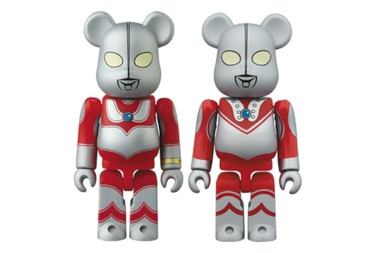 Игрушка унисекс BE@RBRICK Ultraman Jack & Sophie 2 Pack