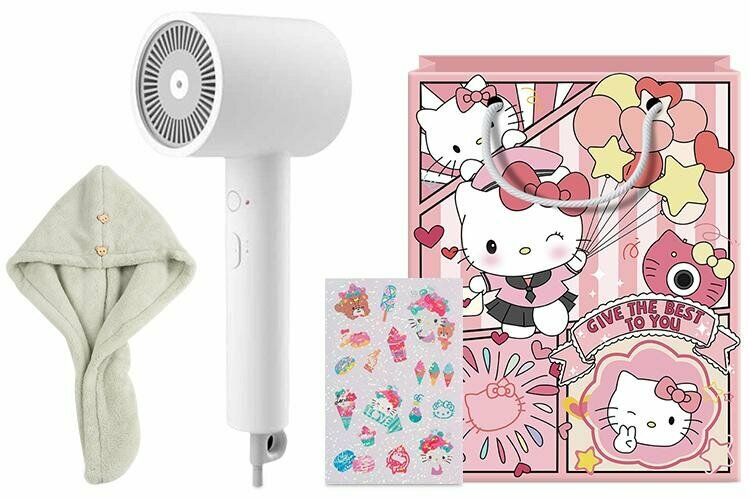 Фен унисекс Xiaomi Smart H300, 1600 Вт, White (KT gift bag + dry hair cap + sticker)