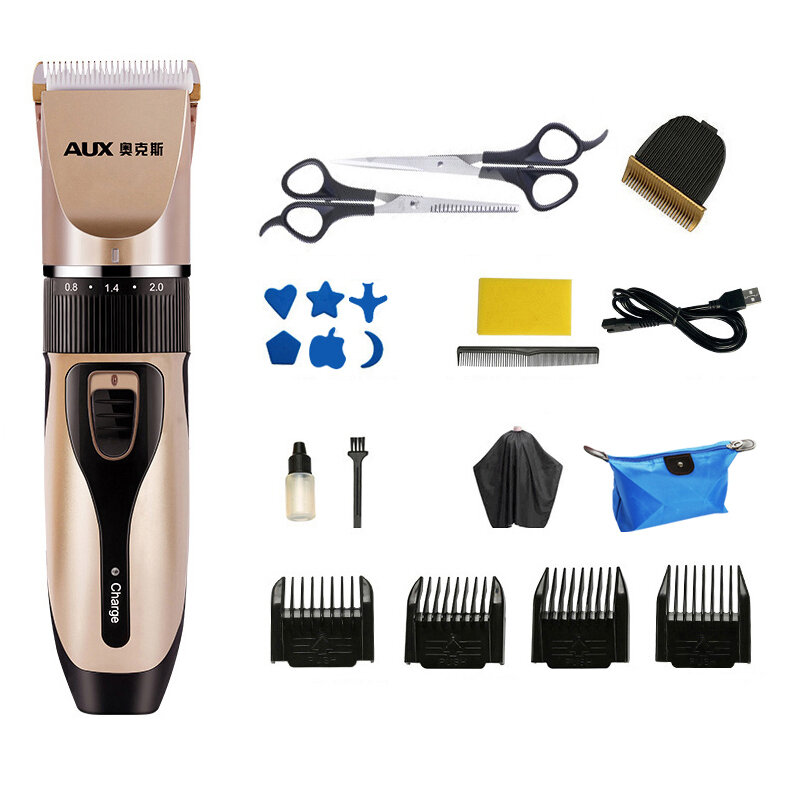 Триммер унисекс AUX 13380413, A5 Gold Set 2 (Standard+Regular Scissors+Blade Head)