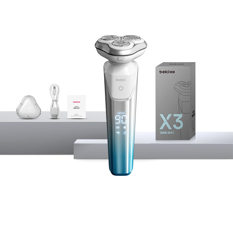 Электробритва мужская Beici X3 Polar Blue color box