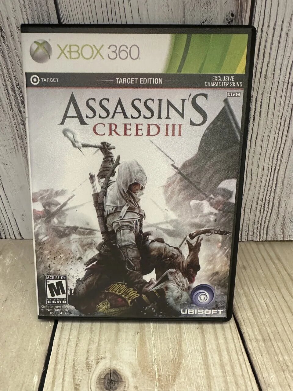 Диск с игрой Assassins Creed 3 для XBox 360 лицензия англ версия
