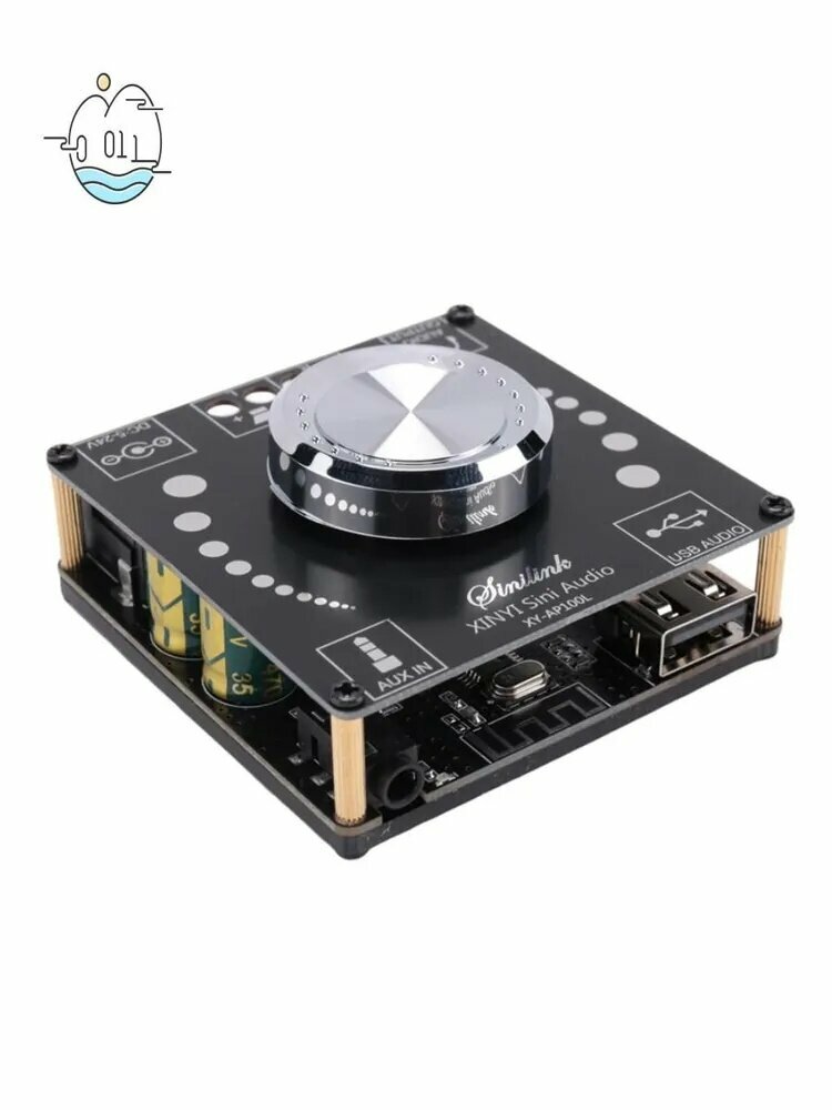 (W M H T) XY-AP100L 100WX2 Bluetooth 5,0 стерео плата усилителя AUX USB звуковая карта цифровой усилитель мощности Amplificador DC 12 В 24