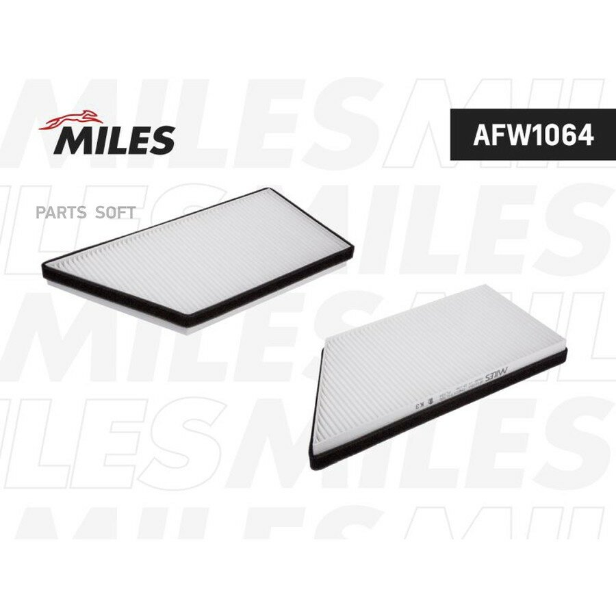 MILES AFW1064 Фильтр салона PEUGEOT 206/306