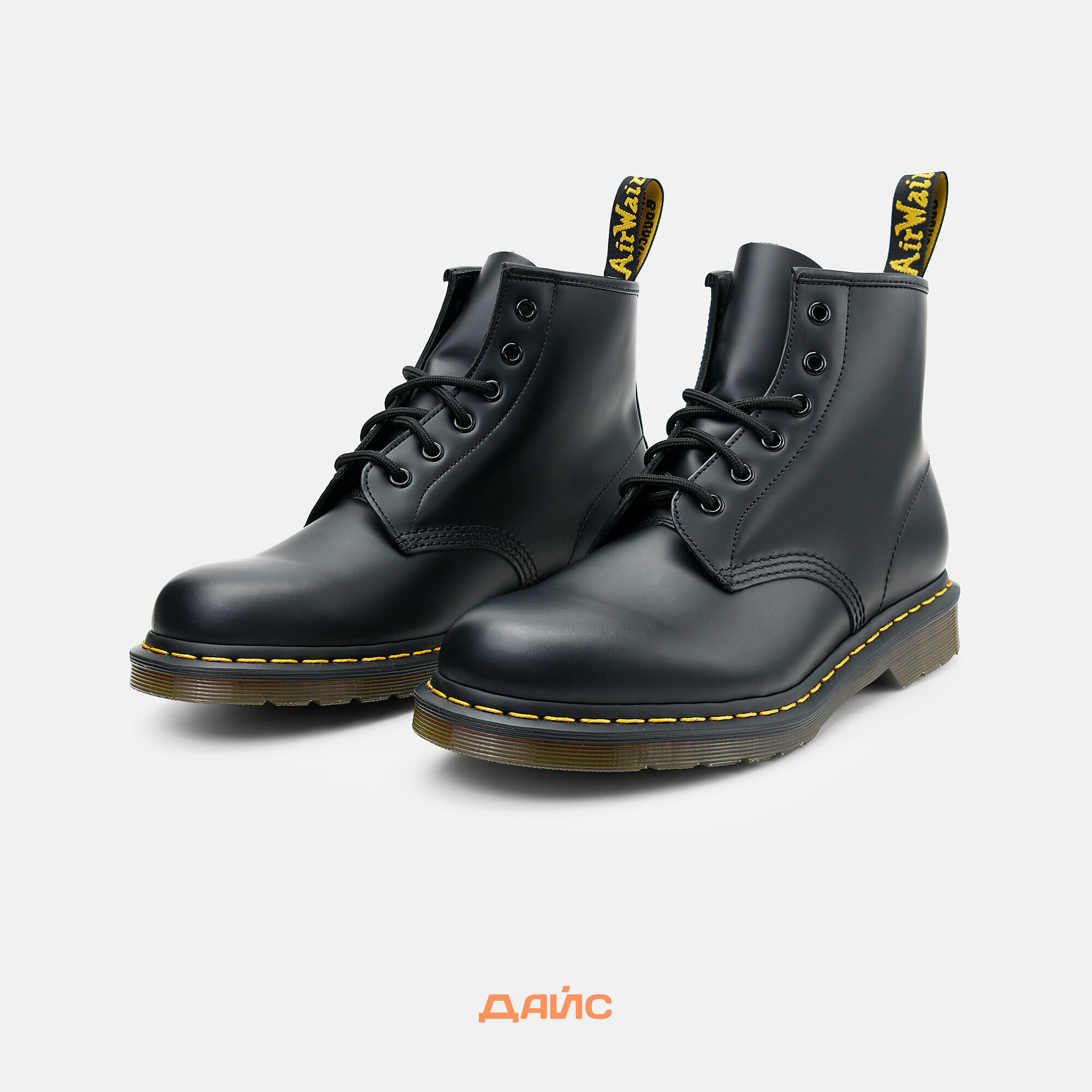 Ботинки тимберленды Dr. Martens 101, размер 45, black — фото 1