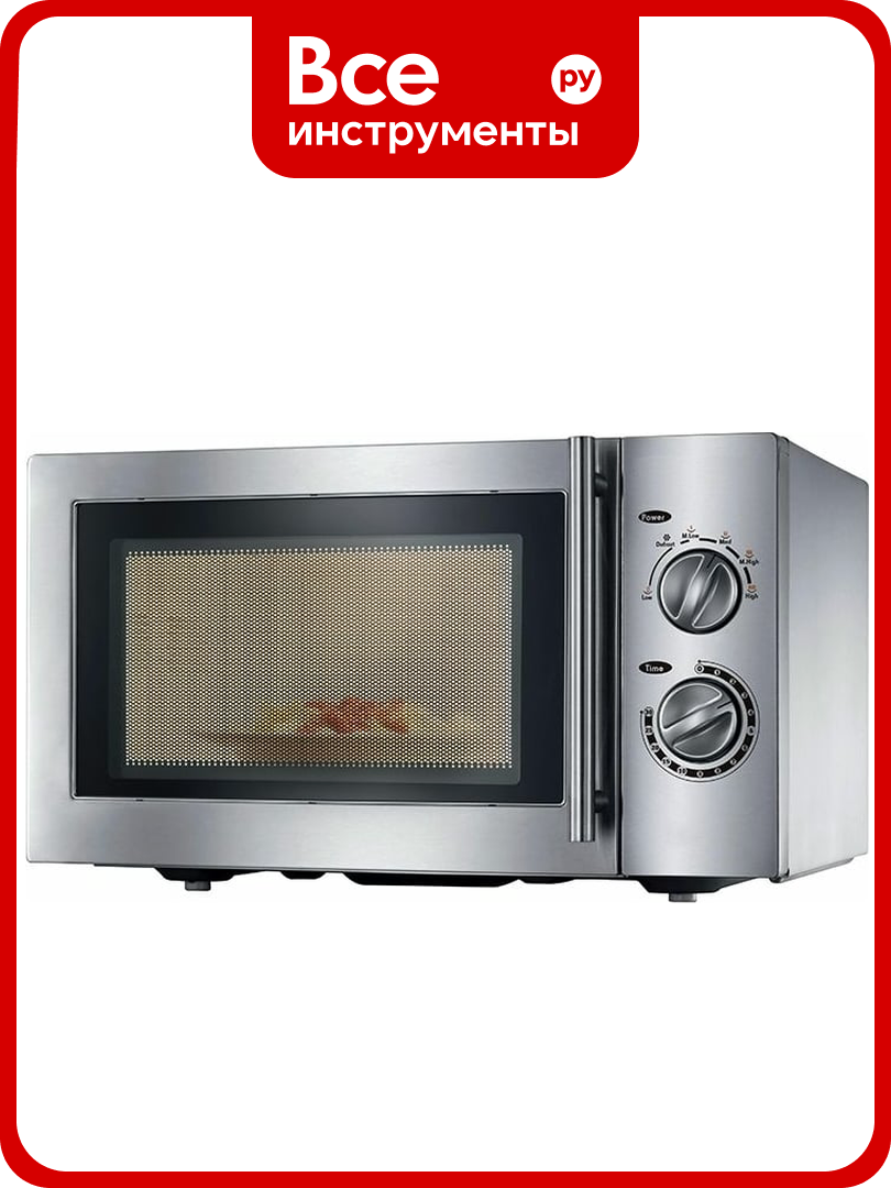 СВЧ-печь, Viatto, Viatto Commercial P90D23SL-YR 68620, 23 л, нержавеющей стали