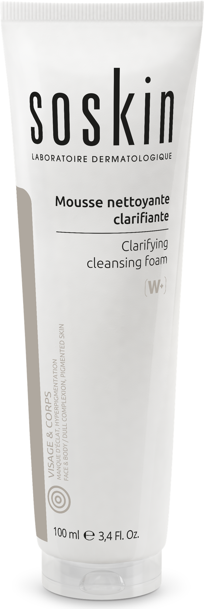 SOSKIN Очищающая осветляющая пенка-мусс Clarifying Cleansing Foam 200ml