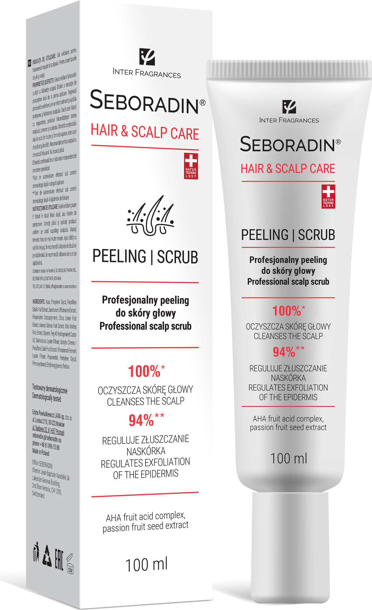 SEBORADIN Профессиональный скраб Seboradin для кожи головы Seboradin Professional Scalp Scrub 150ml