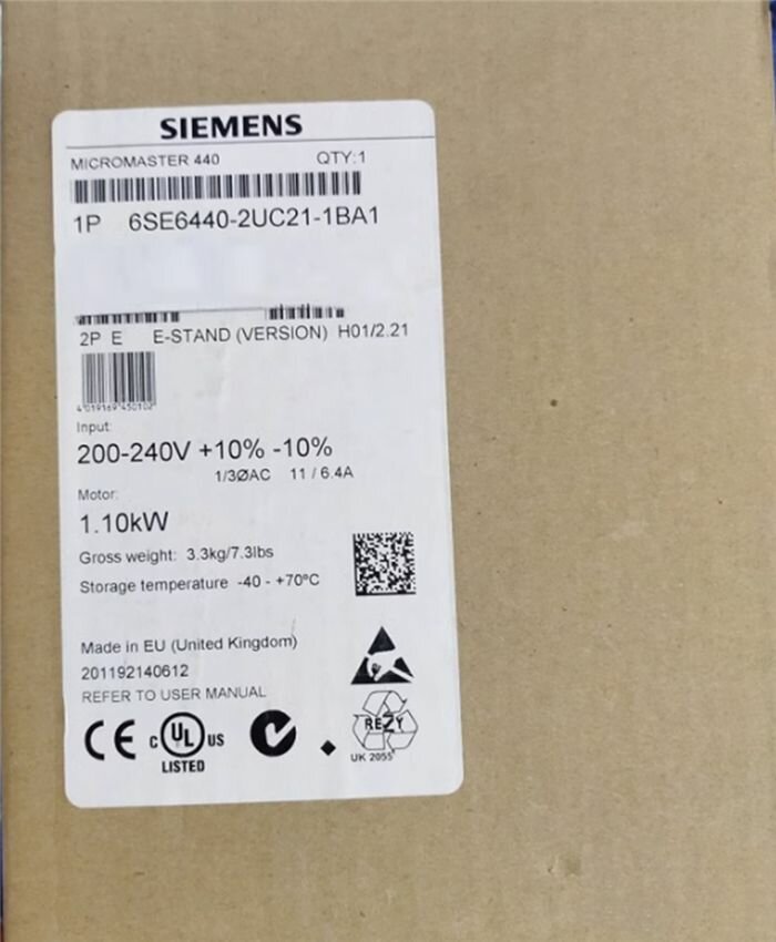Модуль Siemens 6SE6 440-2UC21-1BA1 6SE6440-2UC21-1BA1