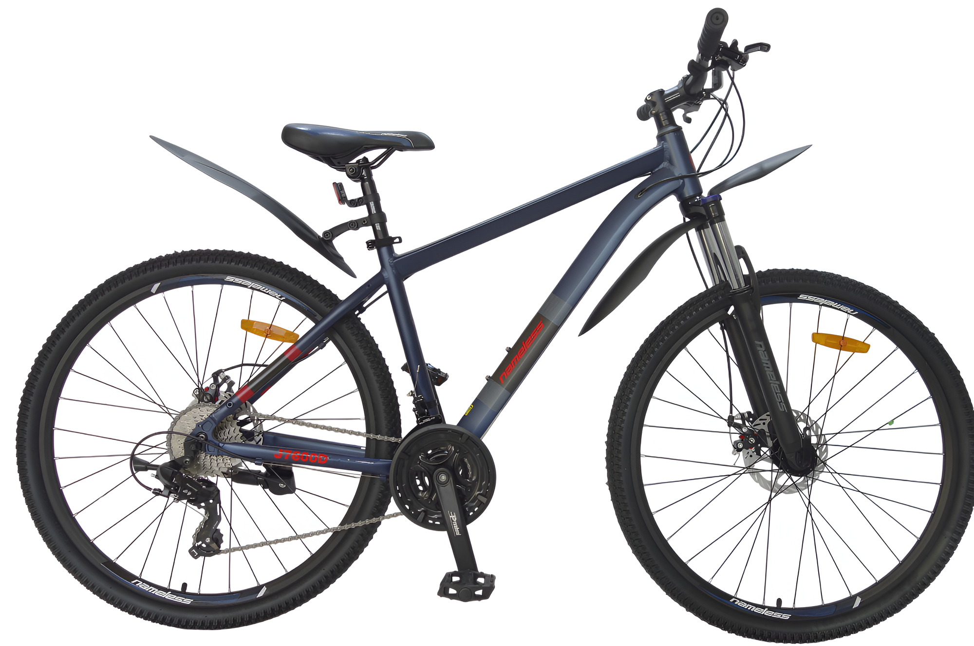 Велосипед Nameless J7600D 27,5" м (синий/красный J7600D-BL)