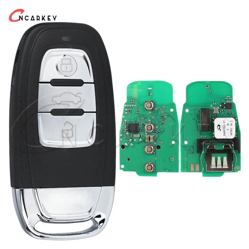 Смарт-ключ 3 кнопки Audi A4 A5 A7 A8 Q5 433MHz