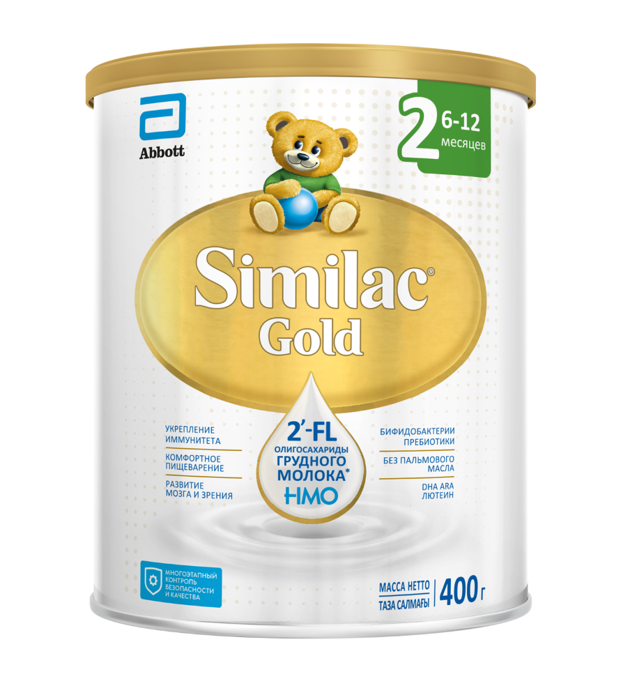 Similac gold 2 с олигосахаридами 2-fl смесь сухая молочная для детей 400 гр