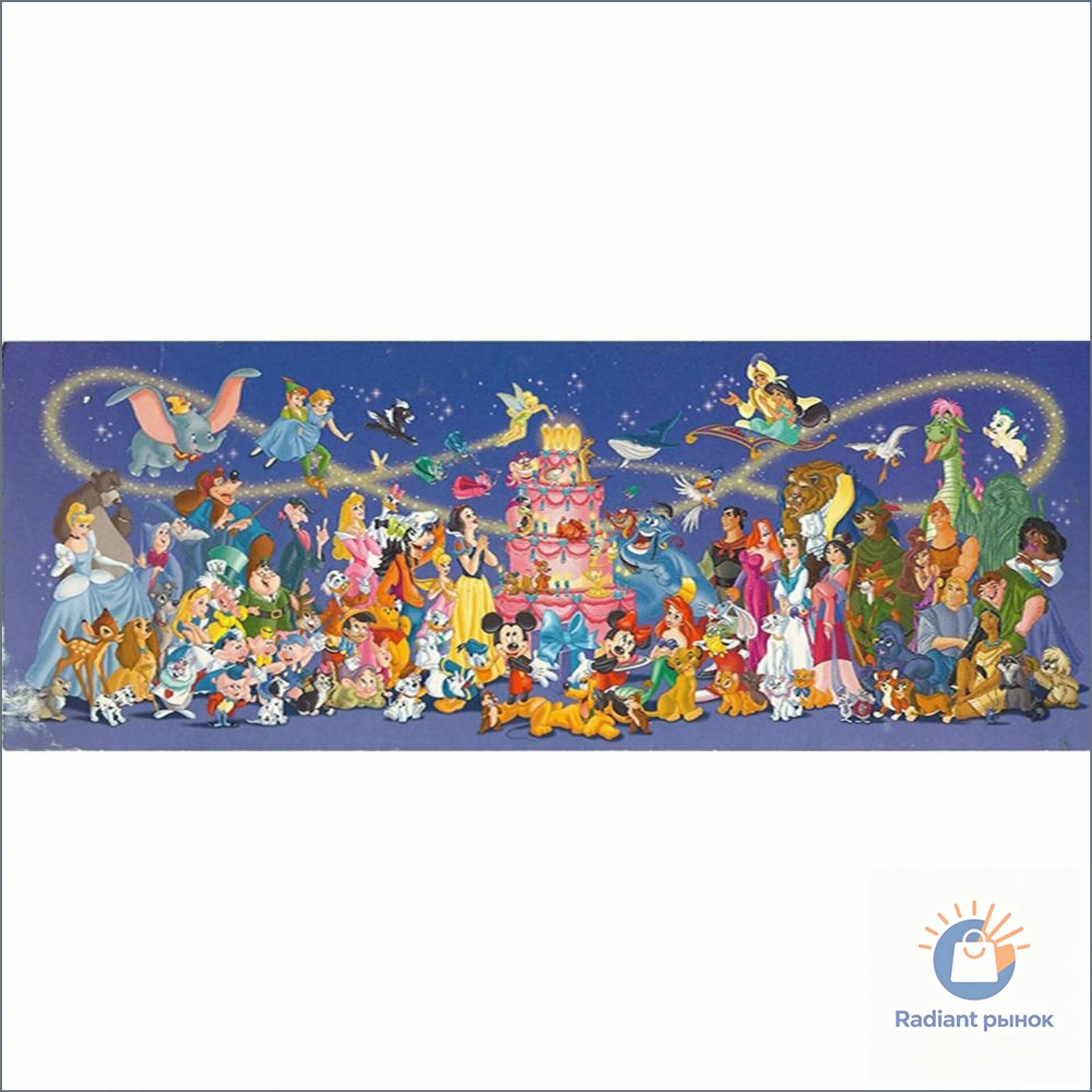 Диамантная картина Disney QQ772, 80 30 см, из смолы