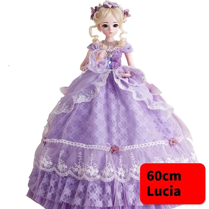 Куклы-игрушки 60 см, 18 суставов, тело BJD 1/3, изысканные куклы, коллекция для хобби, подарок для девочки