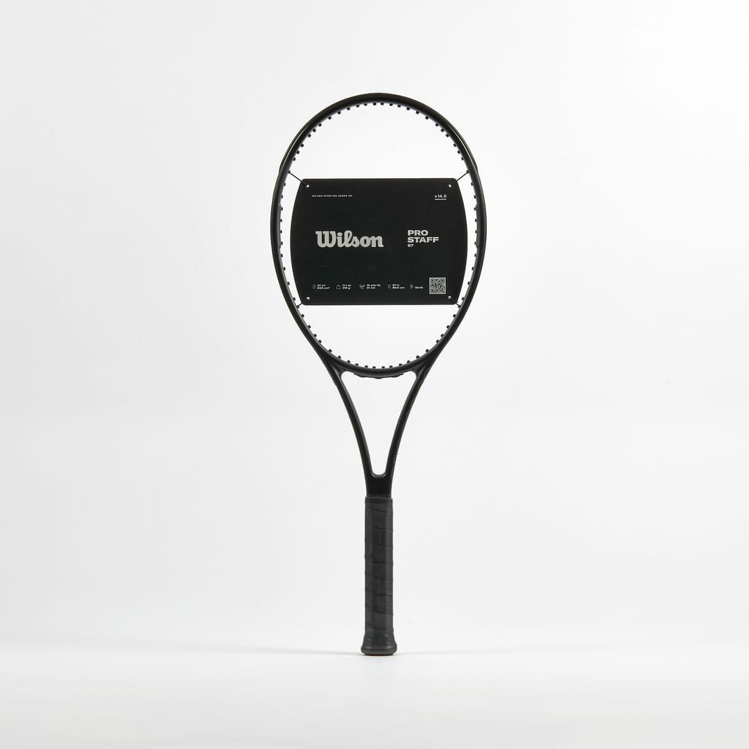 DECATHLON ракетка для большого тенниса Wilson Pro Staff 97 LS V14, чёрная, 290 г, GRIP 1