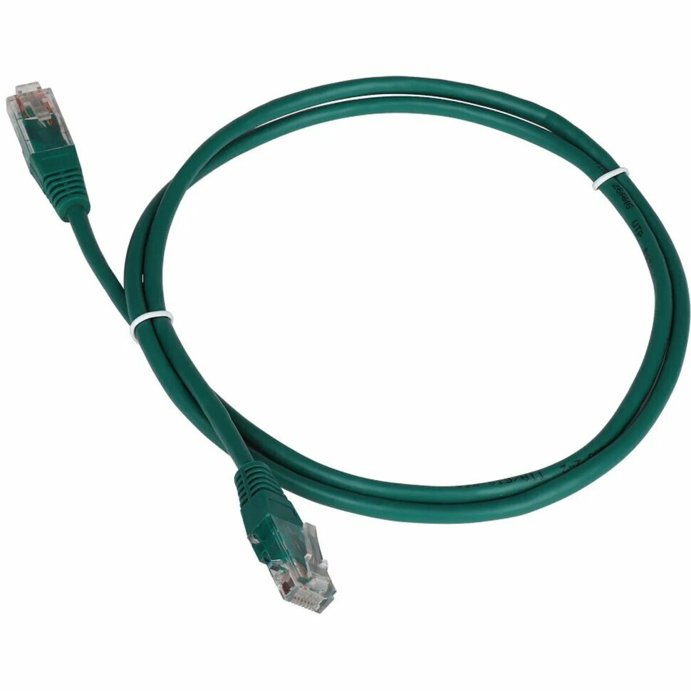 Патч-корд TWT TWT-45-45-5.0-GN UTP кат.5e, 5.0 м, зеленый, 2239407