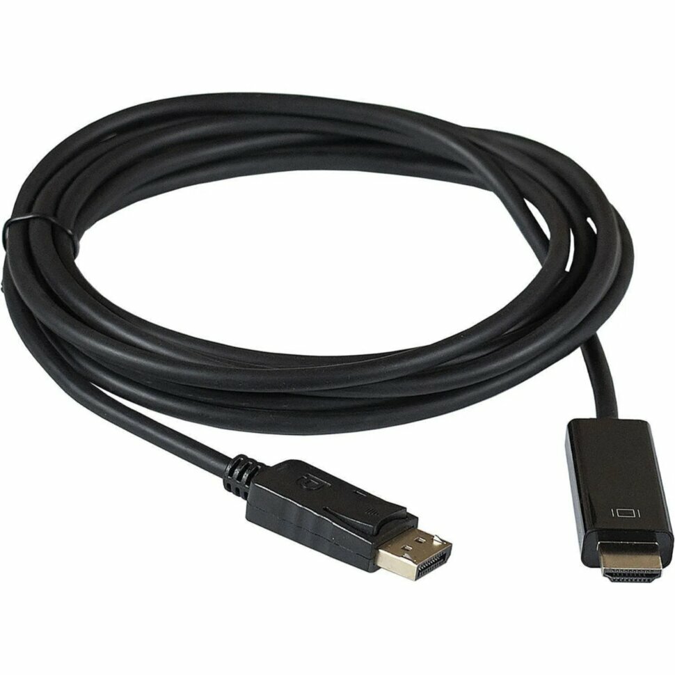 Кабель DP-HDMI ExeGate EX-CC-DP-HDMI-3.0 (20M/19M, 3м, экран) EX284917RUS, 2154897