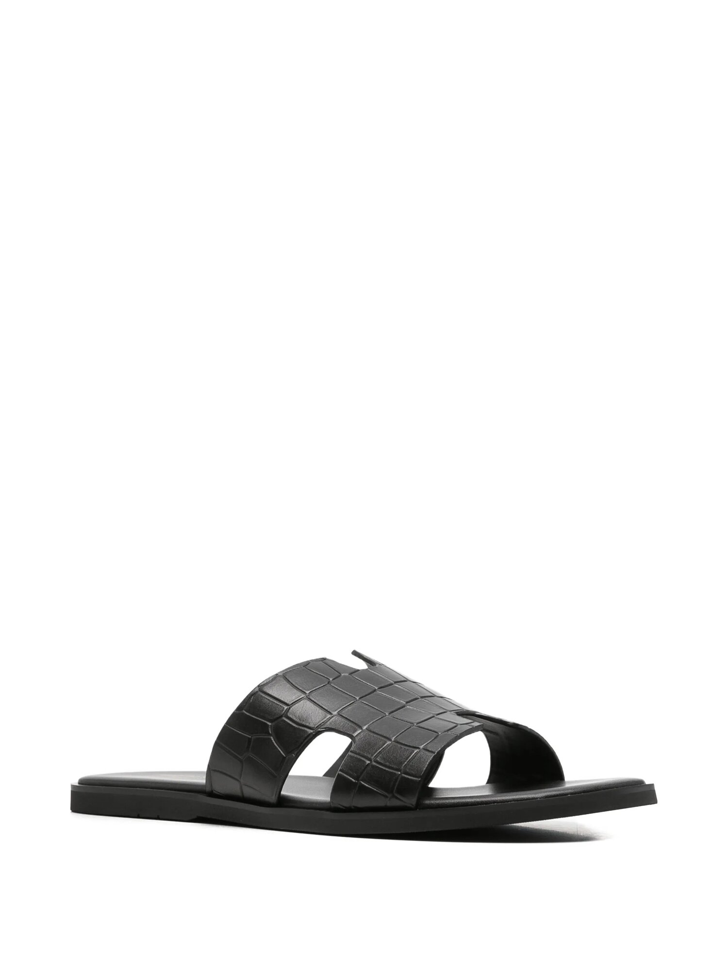 Сандалии Alberto Gozzi Croc-effect cut-out sandals, размер 43 — фото 1