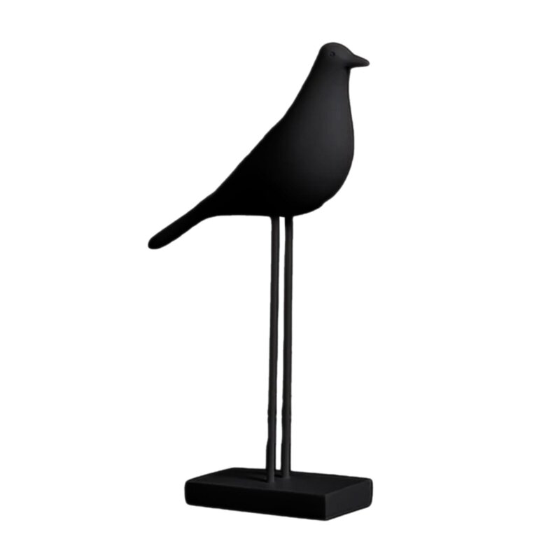 Decorsative Sculptures Home Decors Resin Birds Figurines Ornament Bird Statues