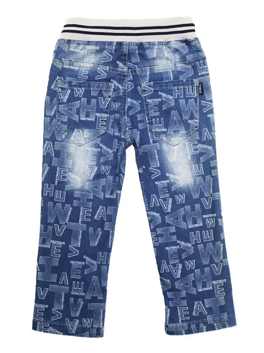 Джинсы Yuke jeans Базовая коллекция, размер 16/104, синий — фото 1