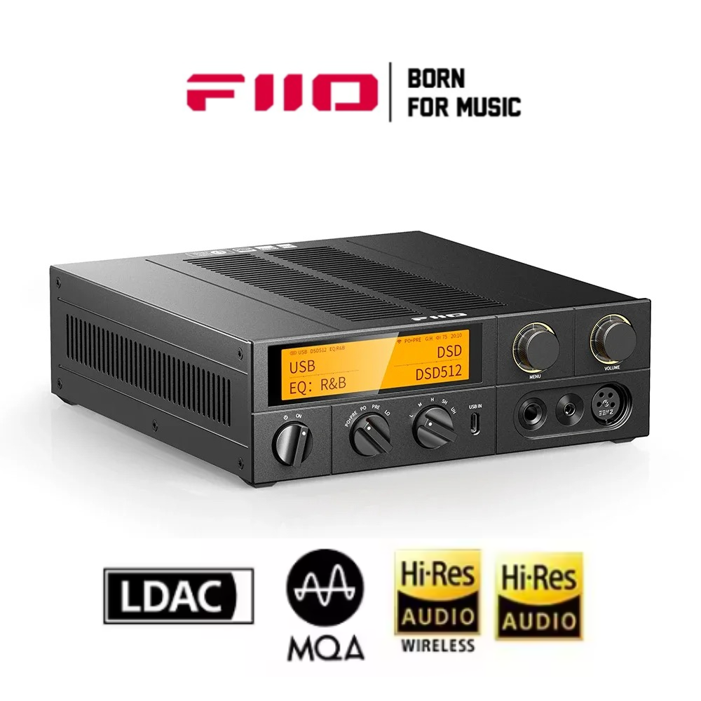 FiiO K17 Беспроводной Усилитель Для Наушников DSD Усилитель Мощности DSP Без Потерь HIFI