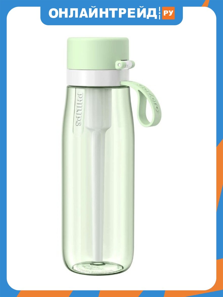 Бутылка-фильтр Philips AWP2731GNR/58, Fresh green, Объем 0.66л