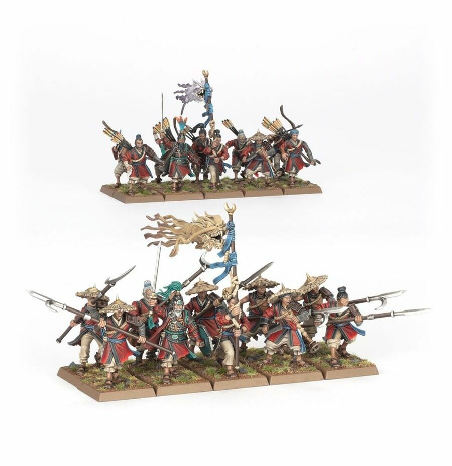 Warhammer The Old World Миниатюра Peasant Levy