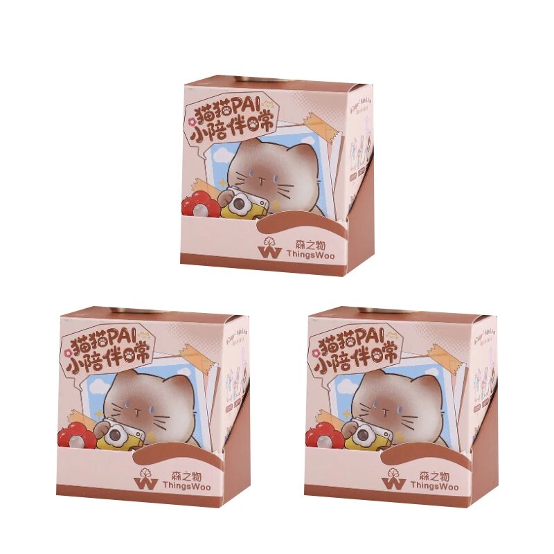 Фигурки Thingswoo Cat Pai Little Companion Blind Box Random 3 pcs