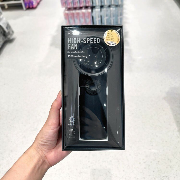 Мини-вентилятор Miniso Master Series с аккумулятором 3600 мАч, длительным временем работы, высокоскоростной, простой,