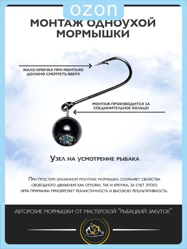 Мормышка, 0.8 г — фото 1