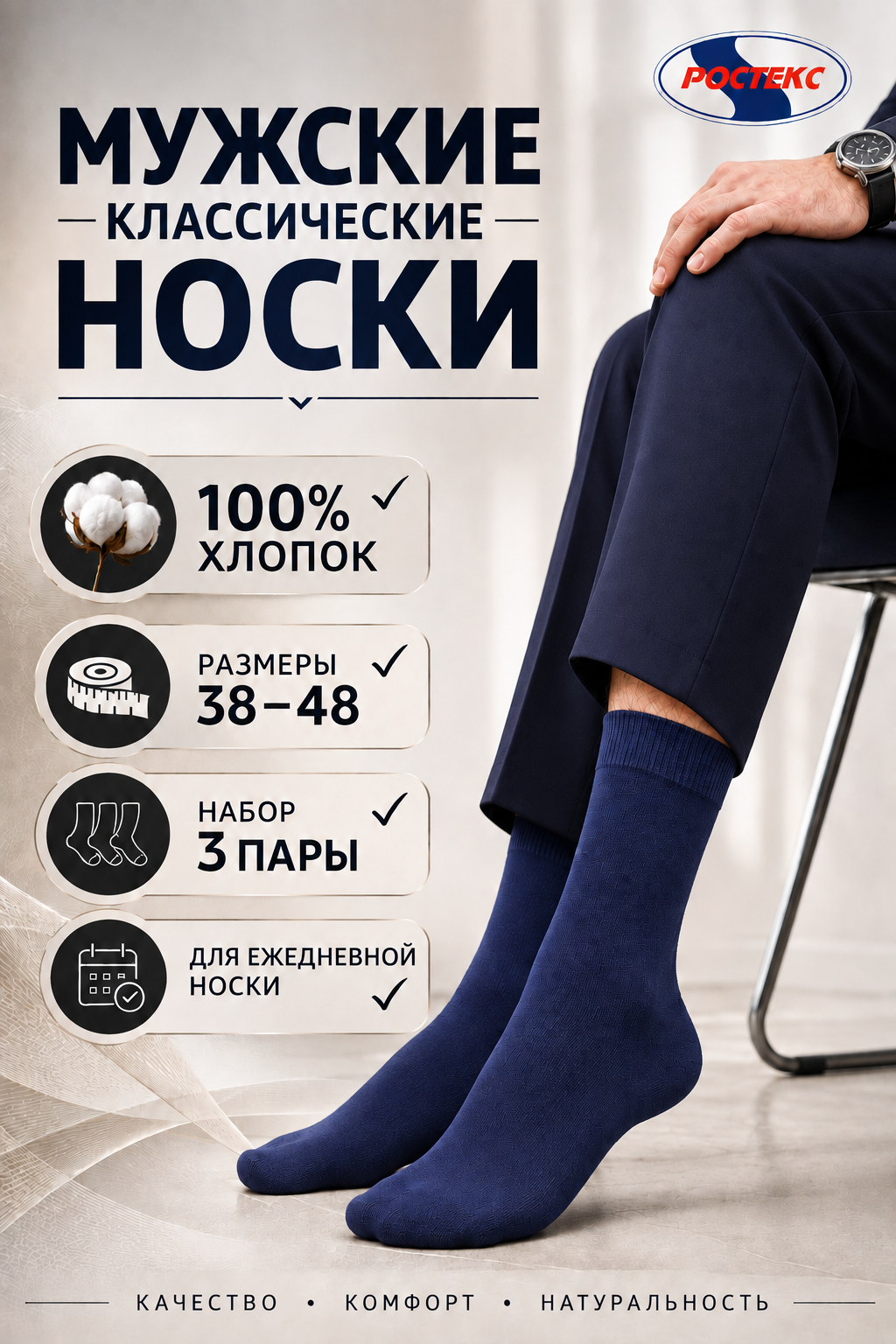 Носки Ростекс А-21-2, комплект