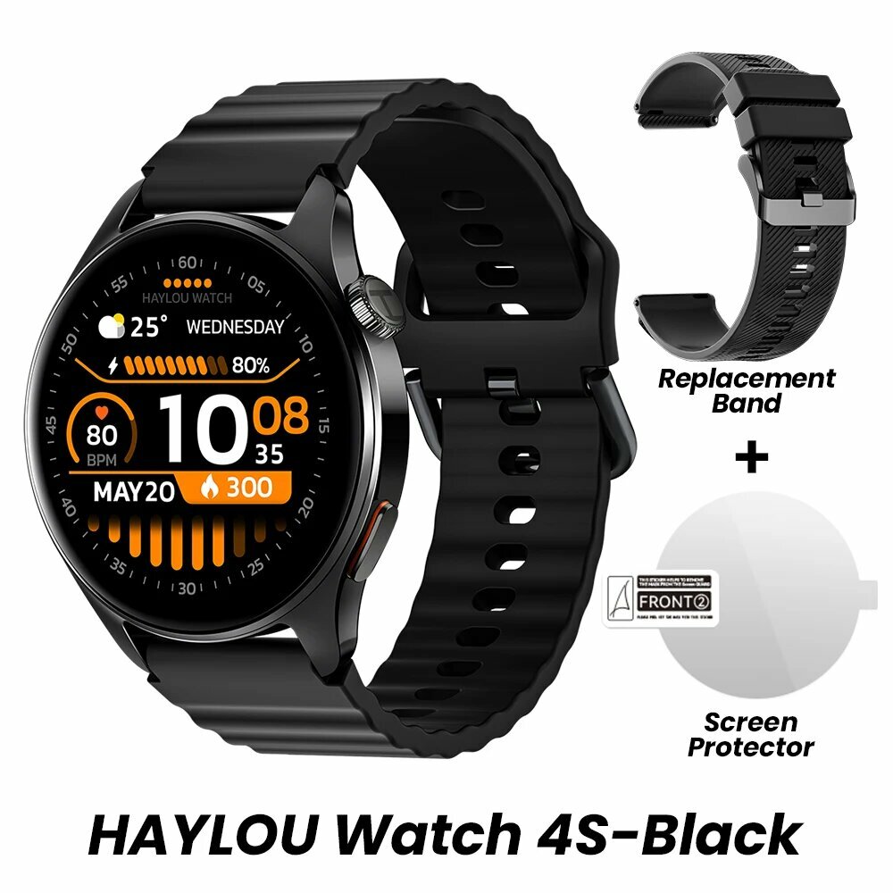 HAYLOU Watch 4S GPS умные часы Watch 4S-Black