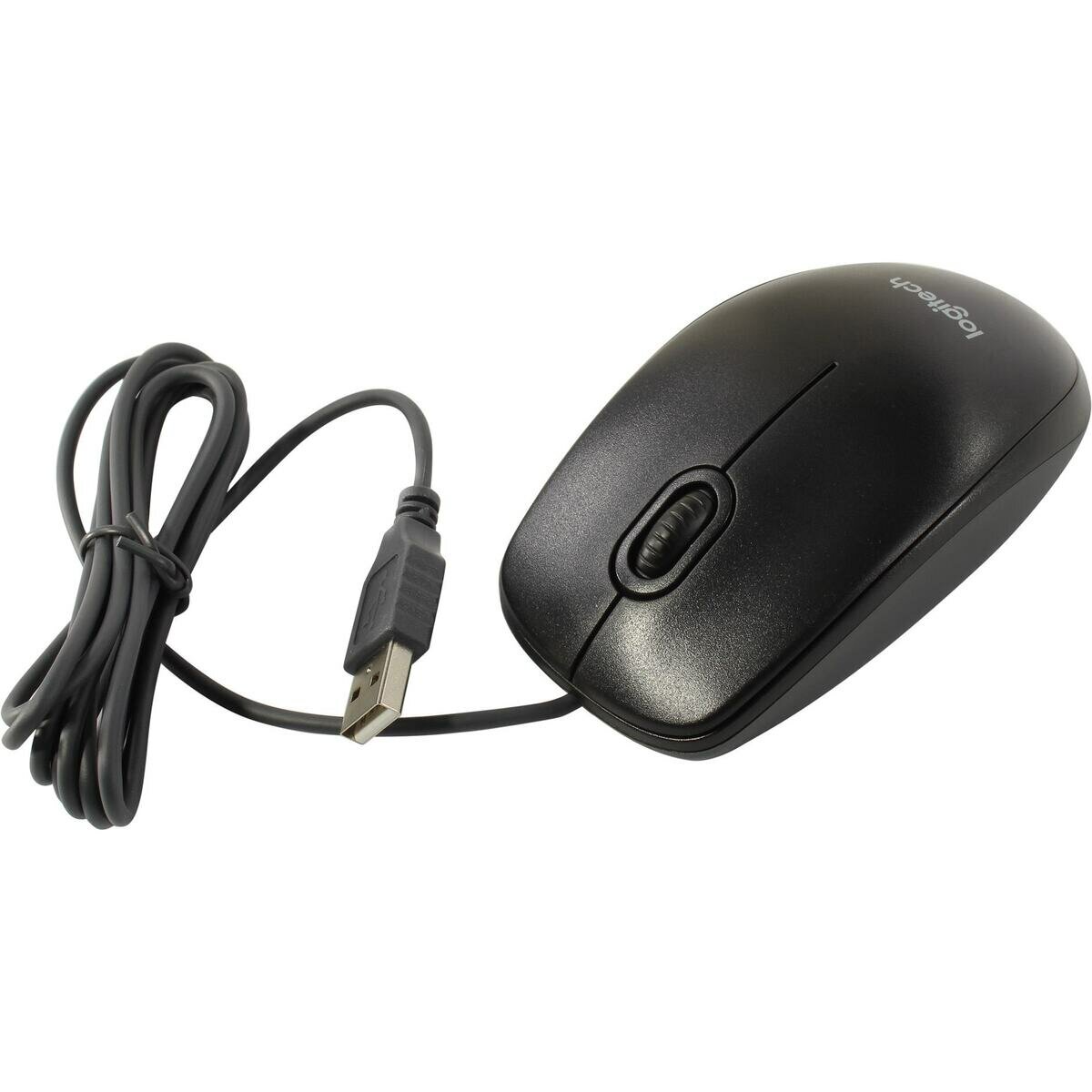 Logitech Mouse M90 Black 910-001795 (RTL) USB 3btn+Roll — фото 1