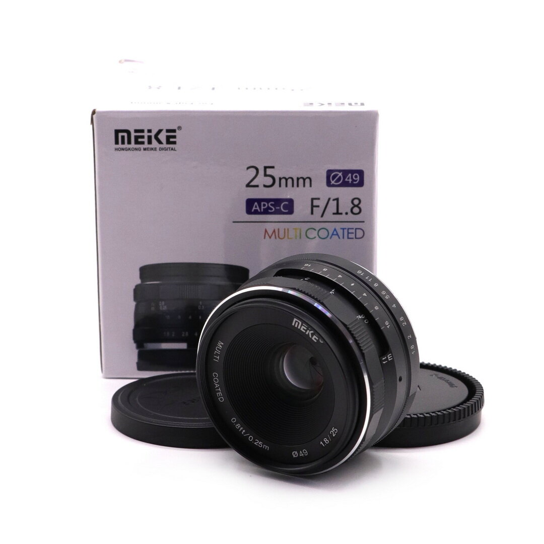 Meike 25mm f/1.8 APS-C Fujifilm FX в упаковке