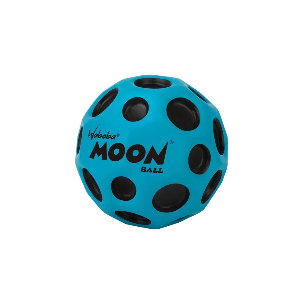Waboba Мяч-попрыгун "Moon Ball", классическая серия, синий, 1 шт
