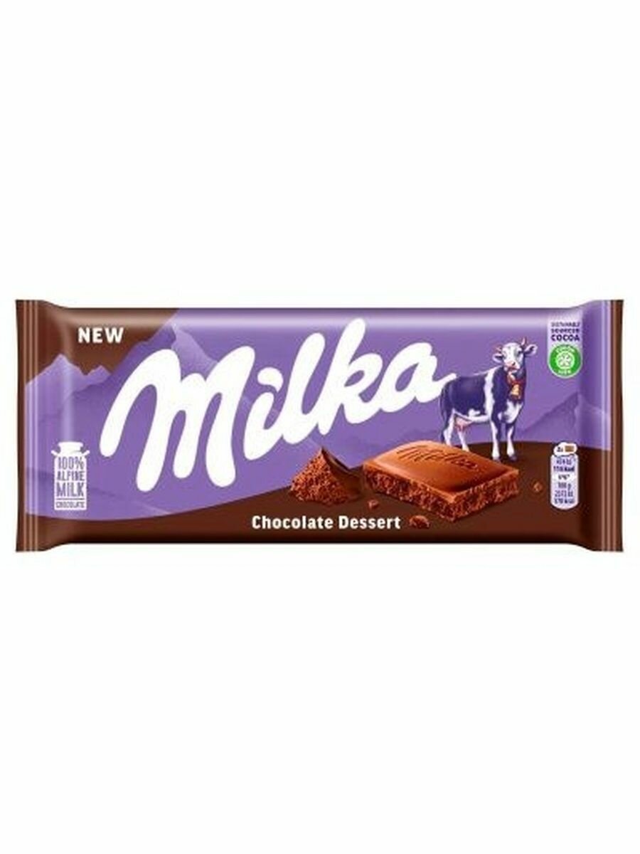 Шоколадная плитка Milka Dessert Chocolate 100 г
