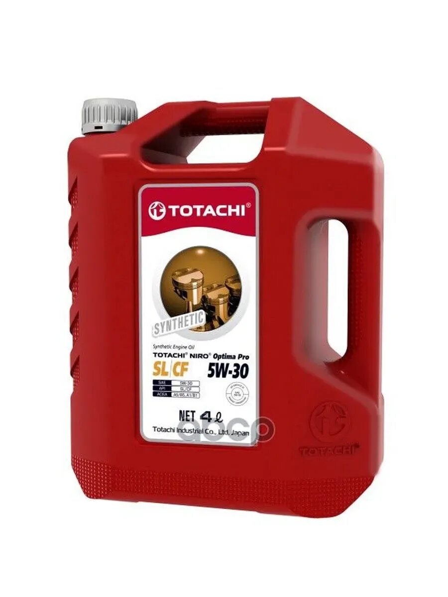 TOTACHI 5W-30 Niro Optima Pro Sl/Cf 4Л (Пластик) (Синт. Мото
