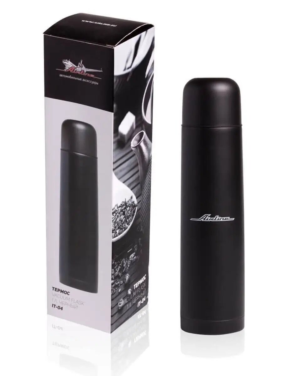 Термос Inmotion металлический черный 1 л IT-04 (1шт)