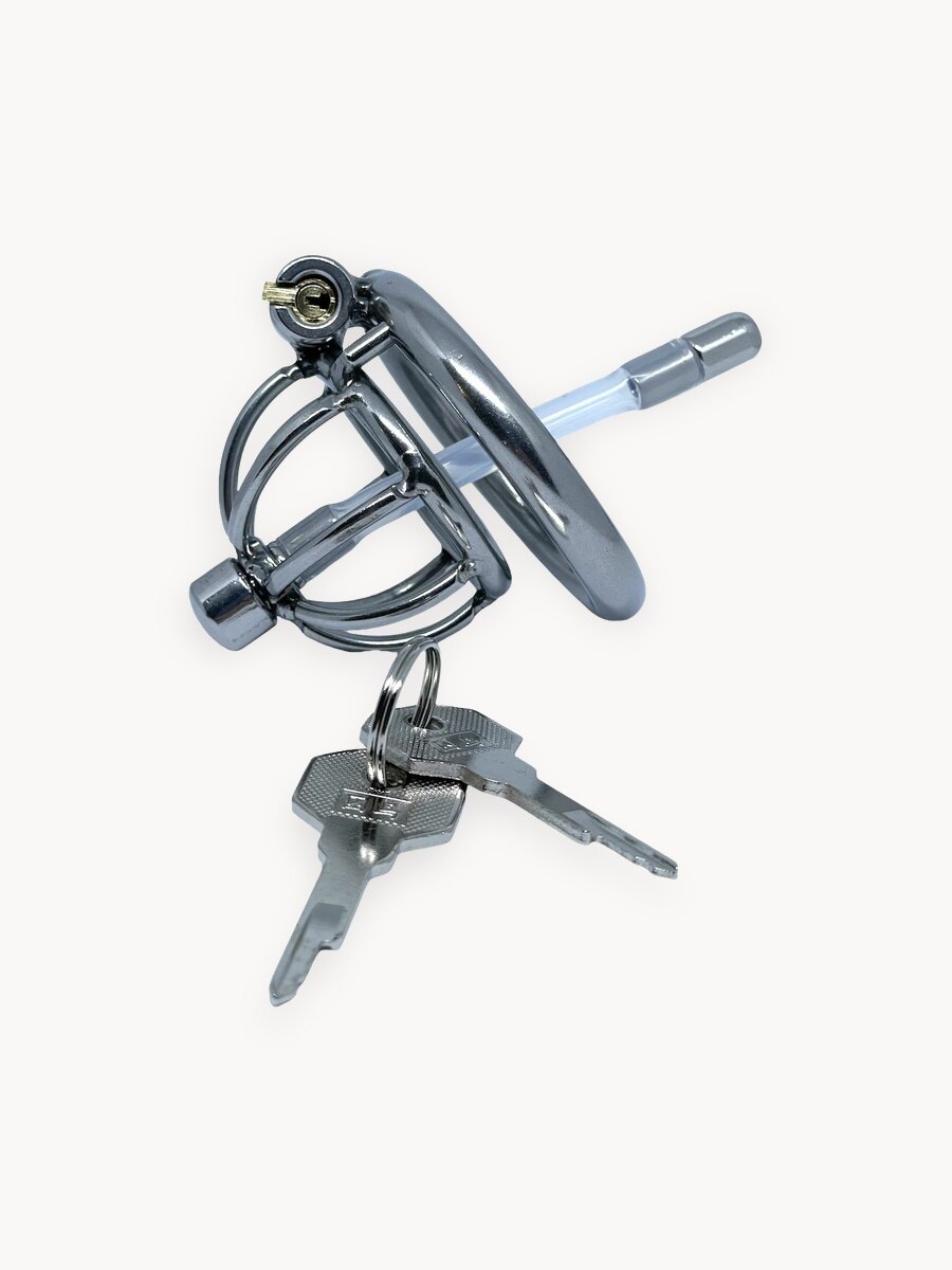 Металлический мужской пояс верности из нержавеющей стали с катетером кольцо 40мм Hotplease 18+