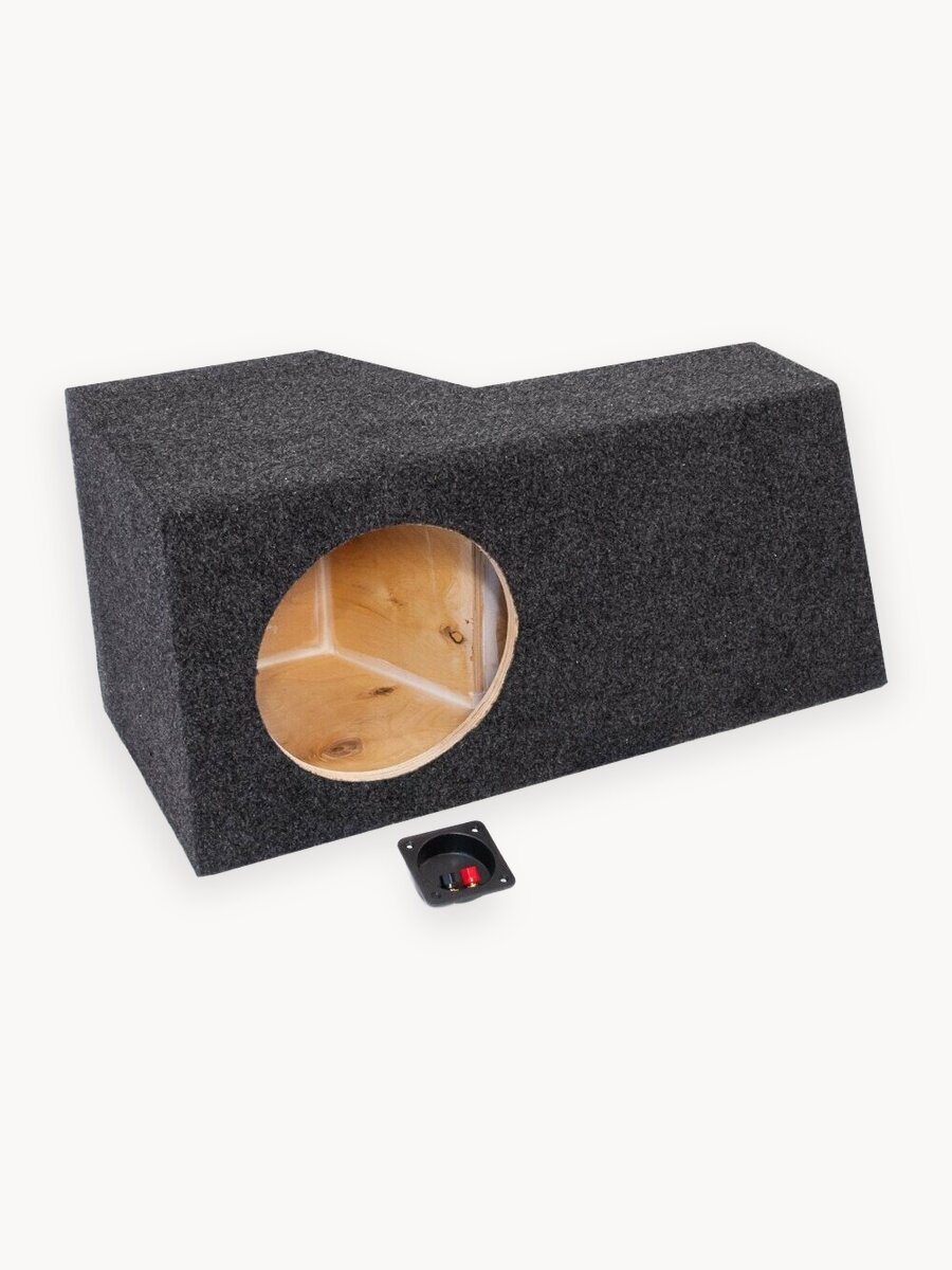 Короб для сабвуфера 12"(30см) ВАЗ 2108/2109/2113/2114 (в левое крыло, 35л)