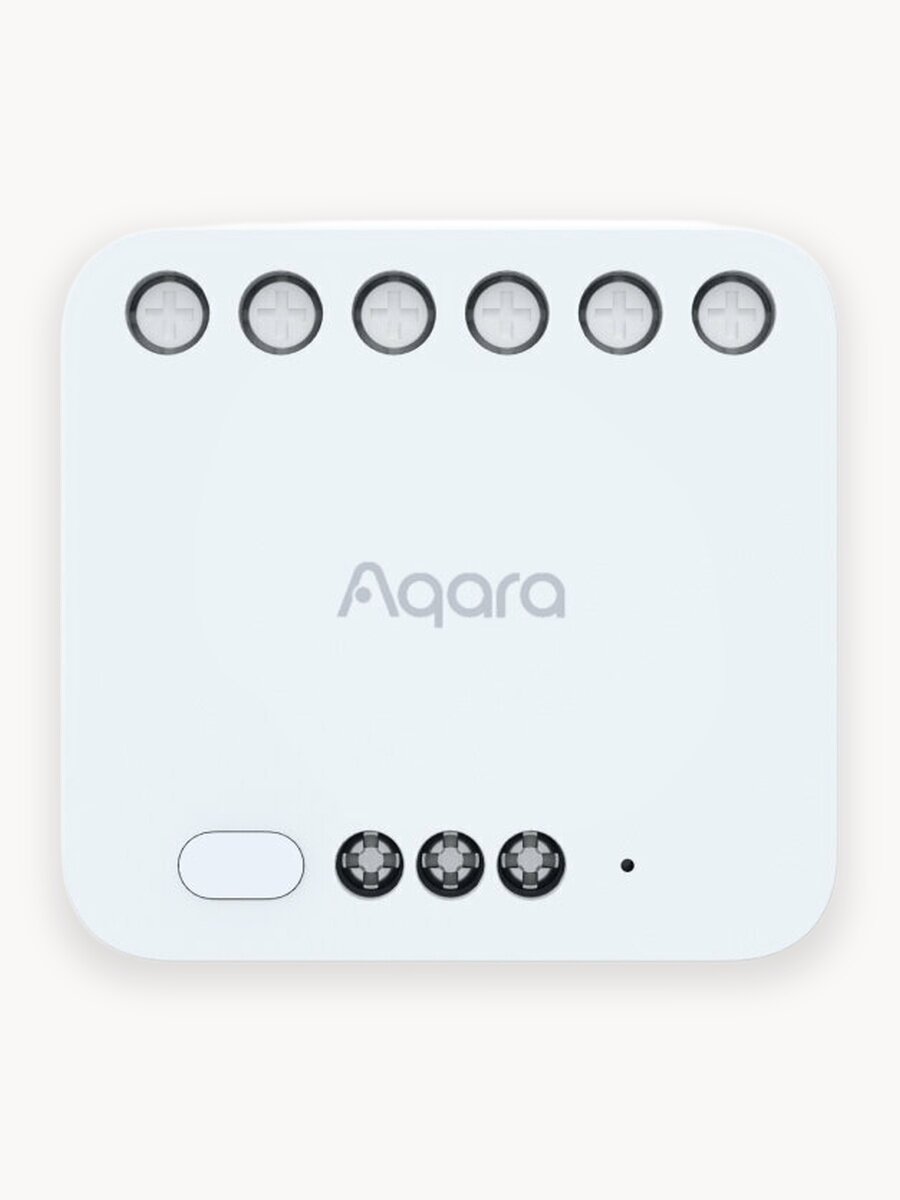 Умное двухканальное реле с сухим контактом Aqara T2 DCM-K01, Zigbee 3.0
