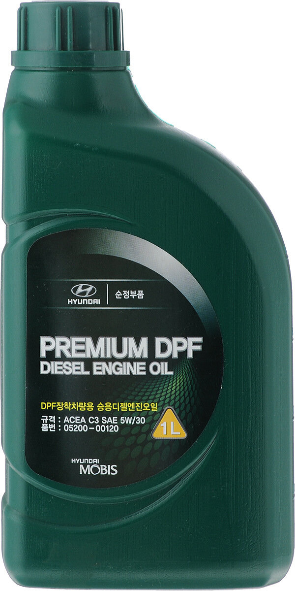 Hyundai PREMIUM DPF DIESEL 5W-30 Масло моторное, Синтетическое, 1 л