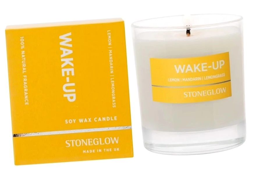 Свеча Stoneglow Lemongrass 200 гр - Стоунглоу Лимон Мандарин Лемонграсс для дома