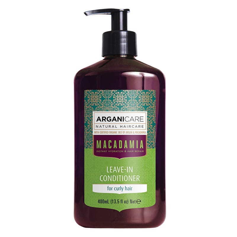 Бальзам для волос Arganicare Macadamia Leave In Conditioner Кондиционер без смывания для вьющихся волос 400 мл