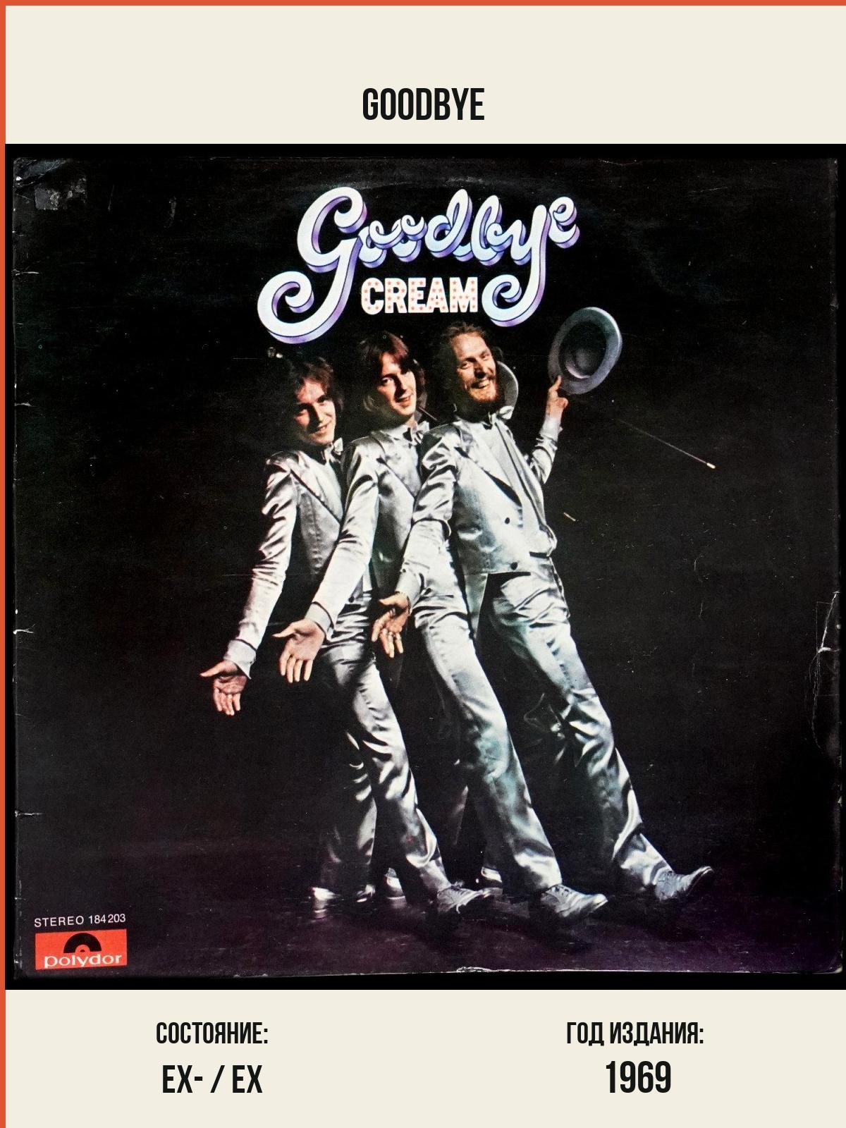 Виниловая пластинка Polydor Cream – Goodbye
