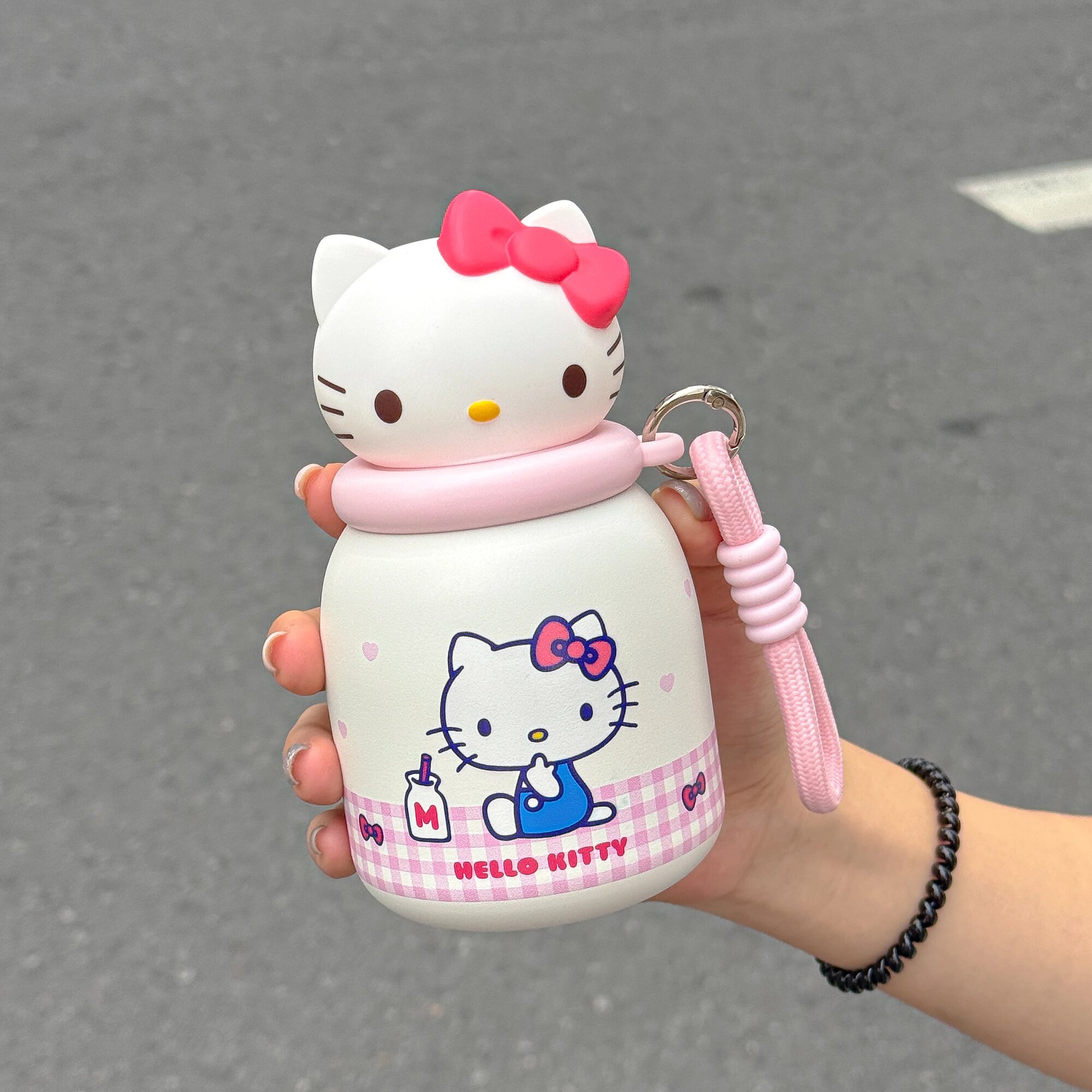 Термокружка Hello Kitty, 250 мл, Розовый