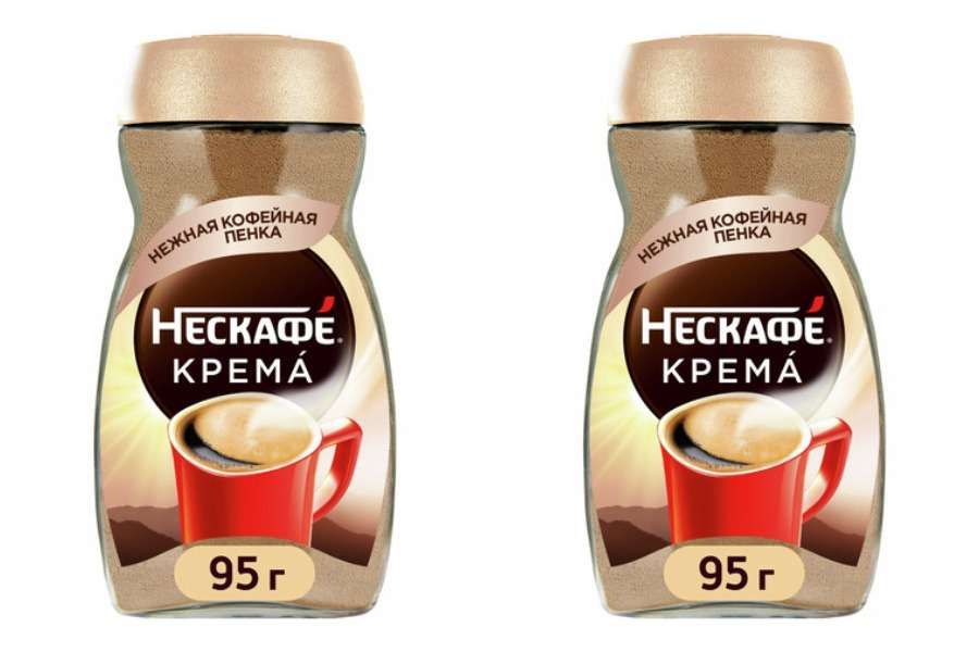 Нескафе Классик Крема растворимый кофе, 95 г, 2 шт