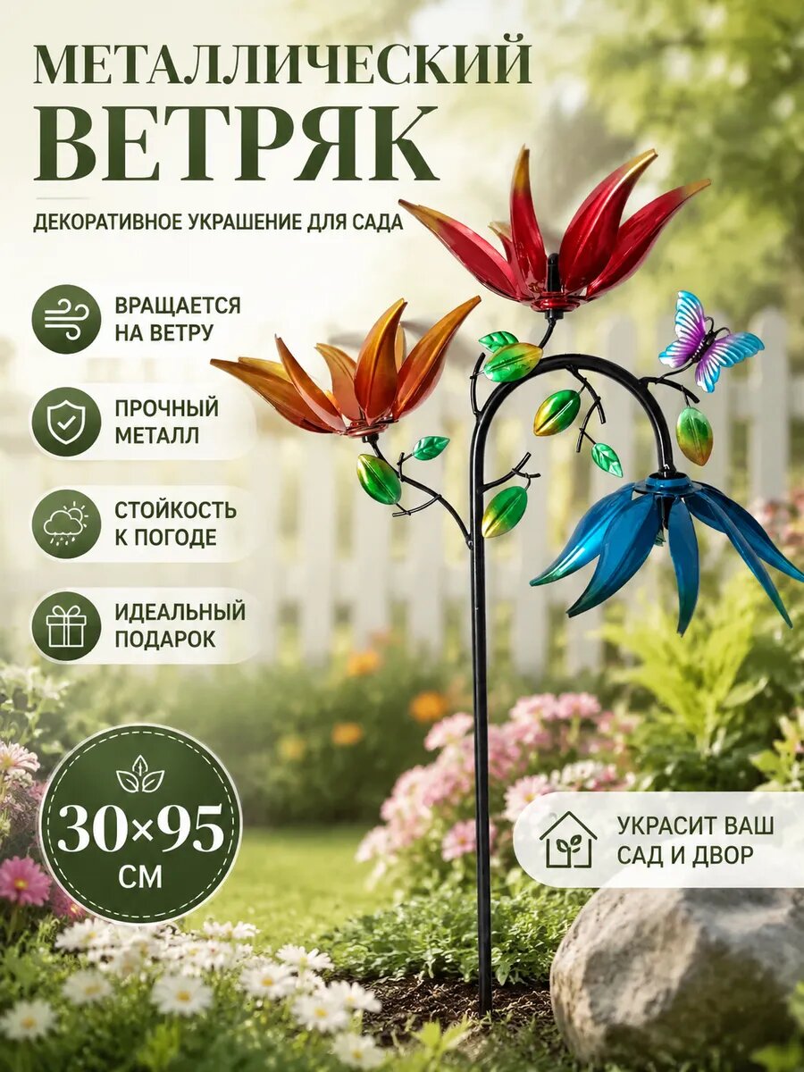 Флюгер на сада , Ветряная мельница