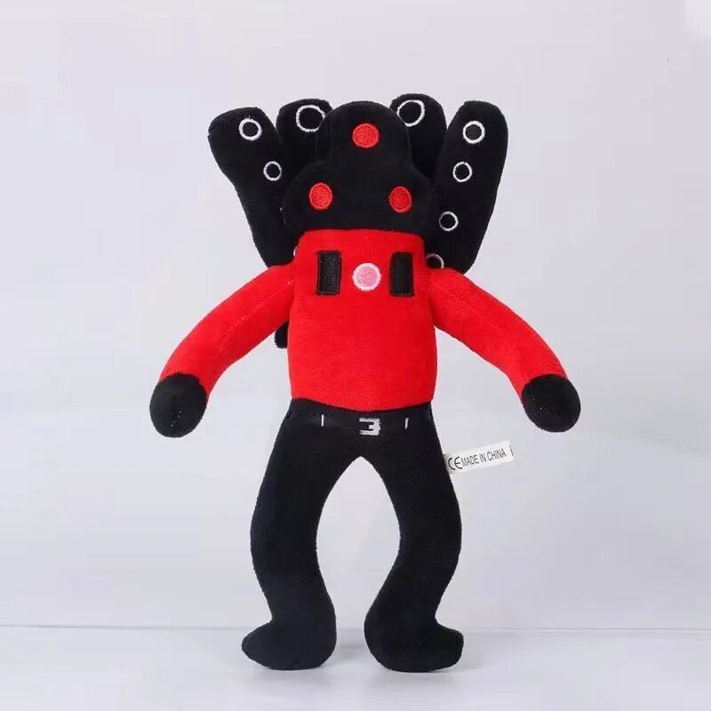 Скибиди туалет камерамены игрушка мягкая skibidi toilet cameraman